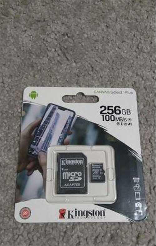 Карта памяти microsd 256