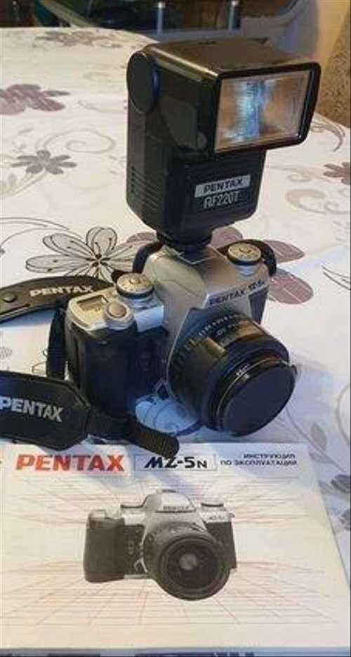 Пленоч. фотоаппарат Pentax MZ-5n+объектив+вспышка