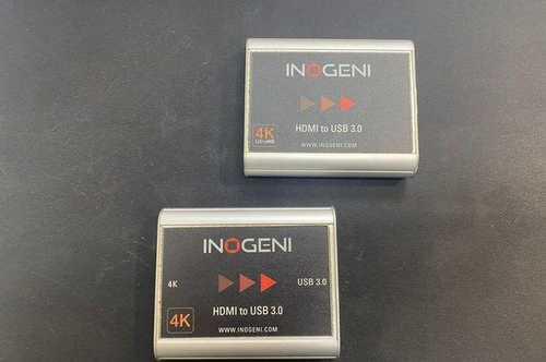 Устройство видеозахвата inogeni 4K hdmi на USB 3.0