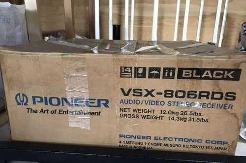 Стерео ресивер pioneer stereo receiver vsx-806rds