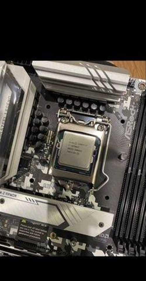 Продаю i7 10700kf + Steel legend z490