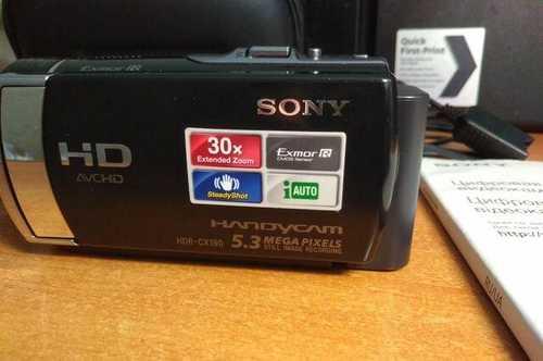 Видеокамера Sony Handycam HDR-CX190E