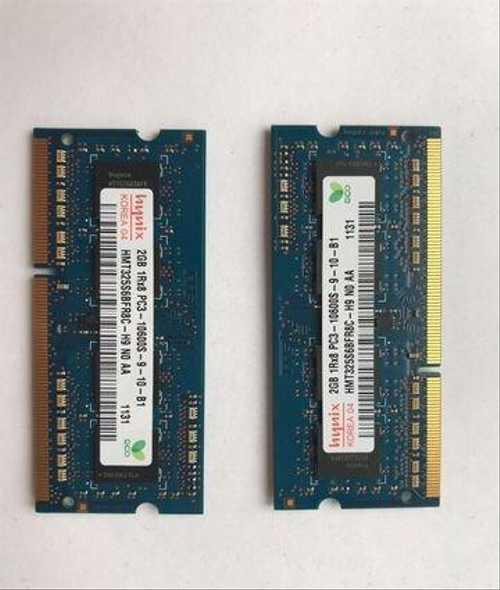 Оперативная память Hynix DDR3 1333 SO-dimm 4Gb