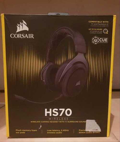 Беспроводные наушники Corsair HS70