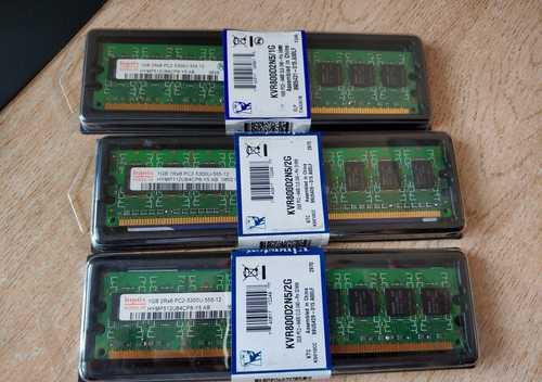 Память DDR2 Hynix 3Gb 2Rx8 PC2-6400U-555-12