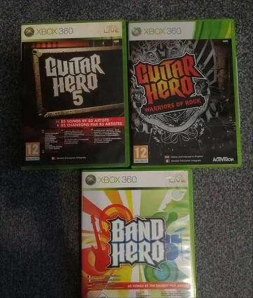 Guitar Hero и Band Hero для Xbox 360