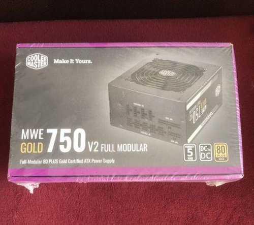 Блок питания coolermaster mwe gold 750 v2