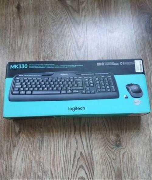 Клавиатура и мышь logitech mk330