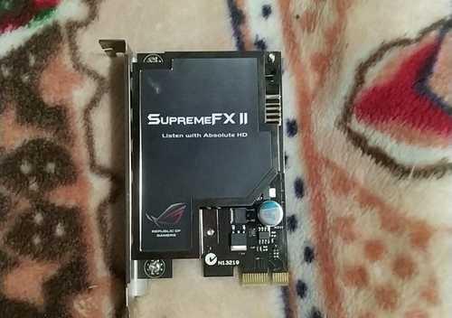 Звуковая карта asus supreme fx ii