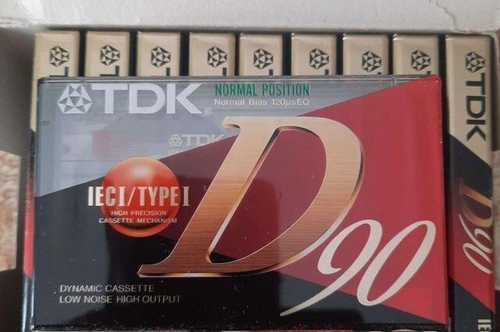 Аудиокассета tdk d 90