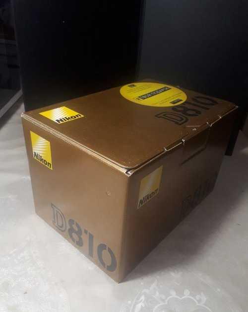Коробка от Никон Д 810 Nikon D810