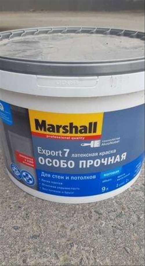 Краска Marshall Export 7 для стен и потолков
