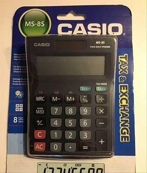Калькулятор MS-8S-S-EN