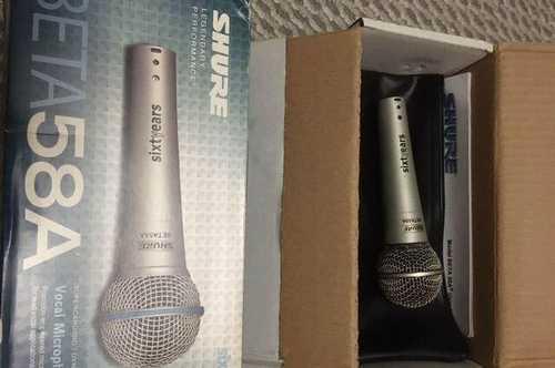 Shure beta 58 (sixty ears)