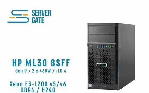 Сервер HP ML30 Gen9 / 3.7Ghz / 16GB udimm