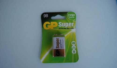 Батарейка алкалиновая 9В/9B GP Super