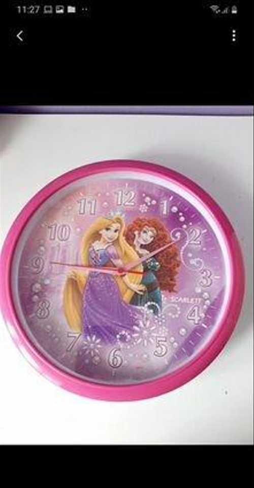 Часы настенные детские Принцессы