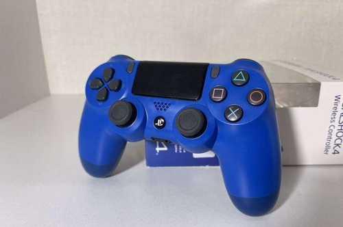 Sony DualShock 4 Оригинал, Ver.2 (синяя волна)