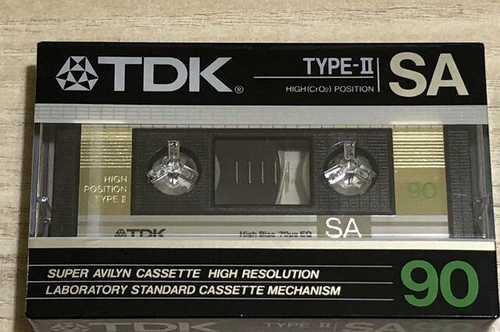 Аудиокассета TDK SA90 (Made in Germany) 1986 год
