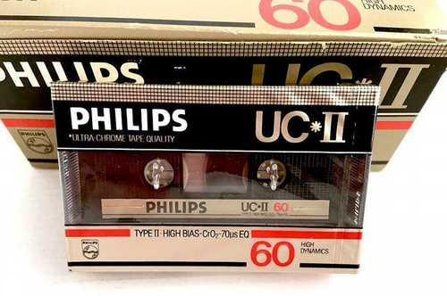 Аудиокассеты кассеты Philips UC-II 60 - 1985 г