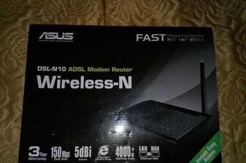 Модем asus DSL-N10 adsl Wireless-N