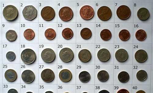 Монеты разных стран для коллекционирования
