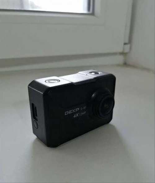 4К Экшн камера dexp s 80, регистратор, камера виде