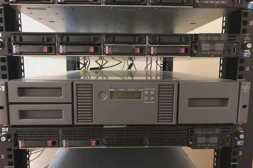 HP MSL2024 LTO-5 3000 FC Tape Library (BL542A)