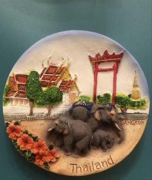 Настенная тарелка Thailand Bangkok,Kemer Турция