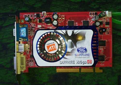 Видеокарта sapphire radeon x1650