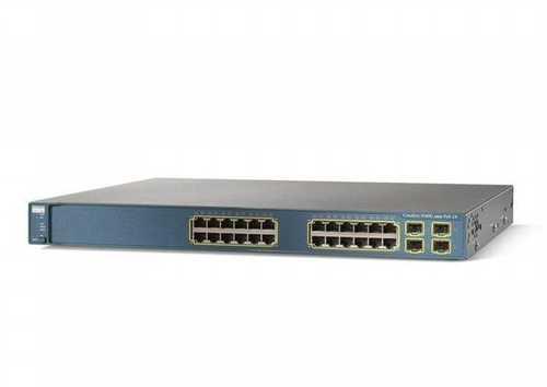 Коммутатор (свич) Cisco WS-C3560G-24PS-S C ндс