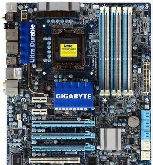 Материнка gigabyte GA-X58A-UD3R LGA1366 - 6 PCI-E