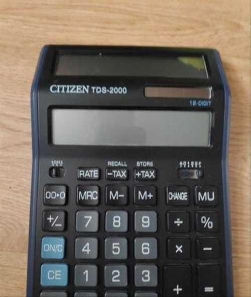 Бухгалтерский калькулятор настольный citizen