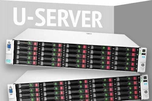 Сервер HP DL380p G8 25SFF 2x2670 16Gb p420i 2x750W