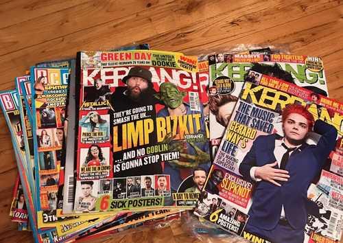 Музыкальные журналы Kerrang Rock Sound, Rolling st