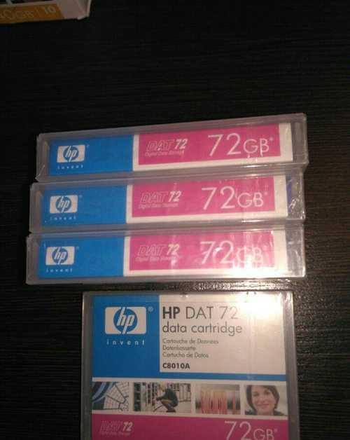 HP DAT 72 data cartridge