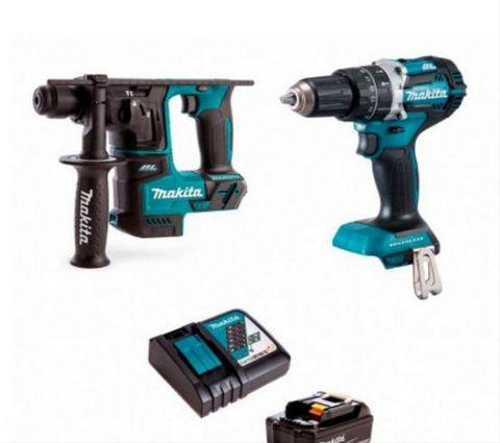 Набор Makita DLX2278 (DHP484+DHR171)