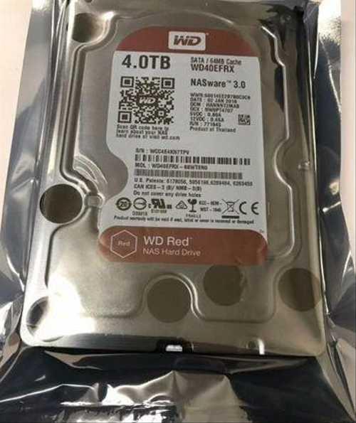 Жесткие диски HDD WD Red 4TB