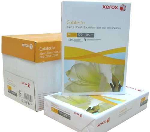 Бумага А4 Xerox Colotech+ 120гр