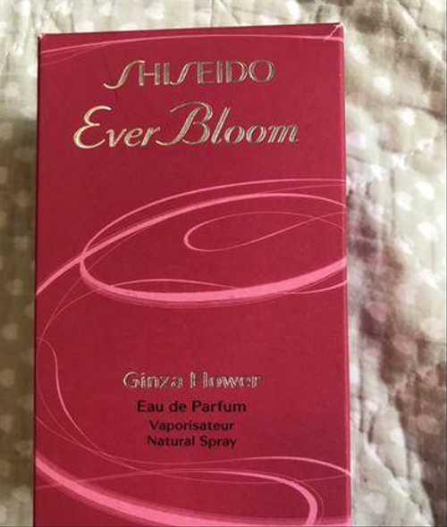 Духи shiseido ever bloom ginza flower