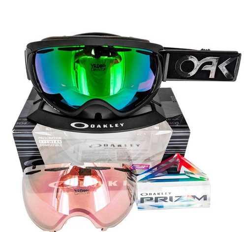 Сноуборд маска Oakley Canopy Prizm Jade +VR50 Pink