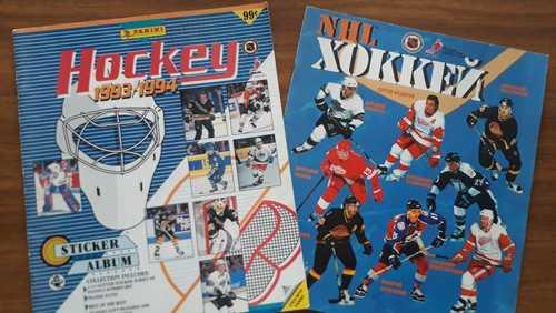 Журналы с наклейками Panini NHL