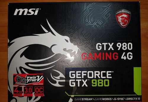 MSI GeForce GTX 980 Gaming 4G