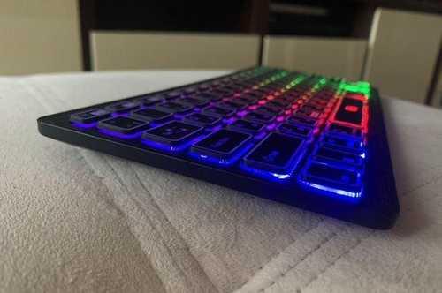 Клавиатура беспроводная Rii K09BT с RGB подсветкой