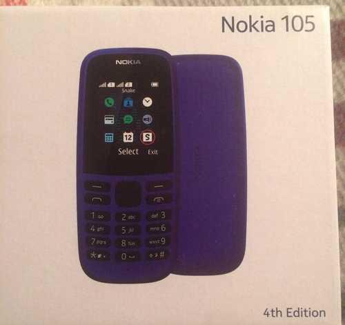 Nokia 105 Dual Sim чёрный 2 сим