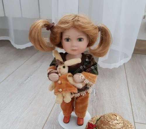 Кукла фарфоровая коллекционная, 21 см