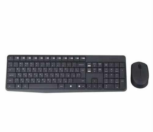 Комплект клавиатура+мышь Logitech MK235 Grey (920