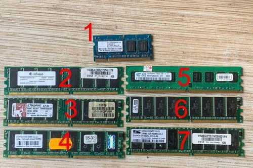 Память разные планки DDR DDR2 dimm So-dimm