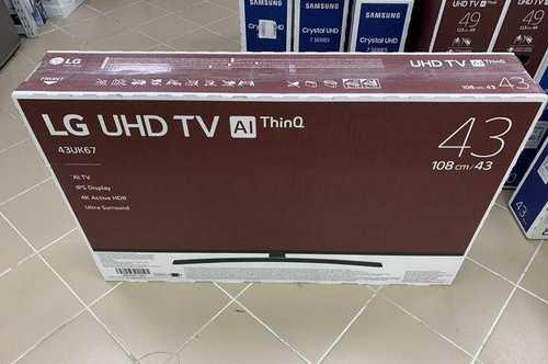LG 43UK6750PLD новый 109см Smart TV 4K пульт Magic