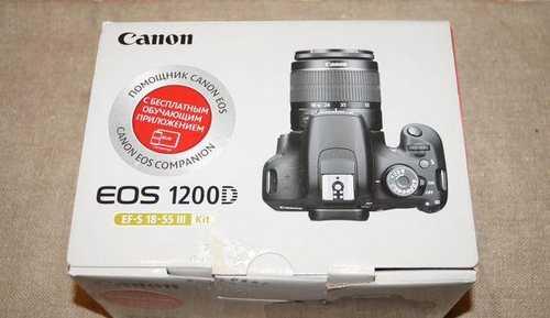 Canon EOS 1200d kit 6500 кадров Доставка